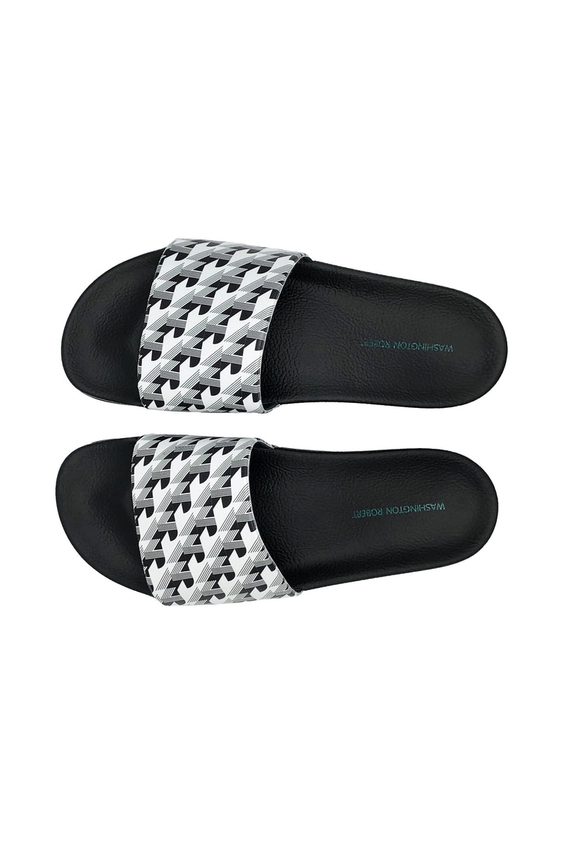 GEO MONOGRAM SLIDES | WASHINGTON ROBERTS